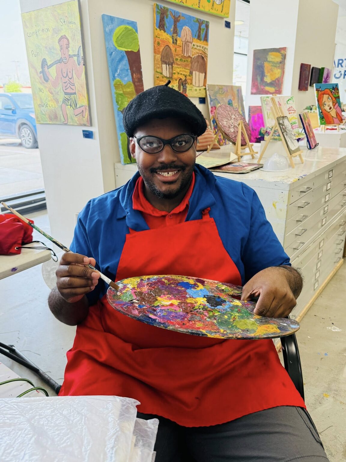 Christopher Cole: Reigning "King of the Arts" at Goodwill Art Studio ...